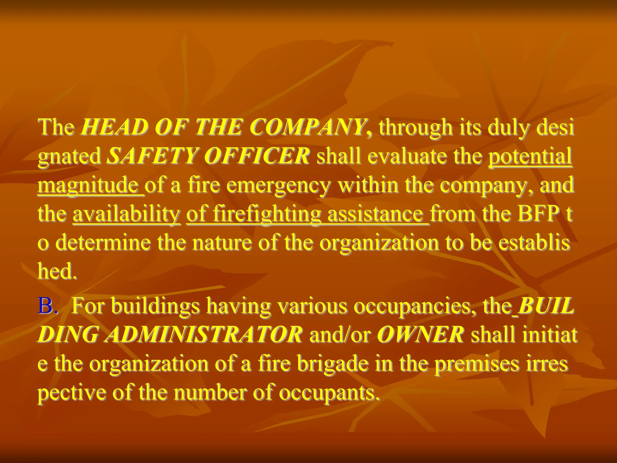 Bureau Of Fire Planning Powerpoint Presentation | PPTX