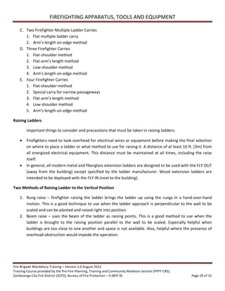 competency training fire brigade trainee guide module 1-5 | PDF