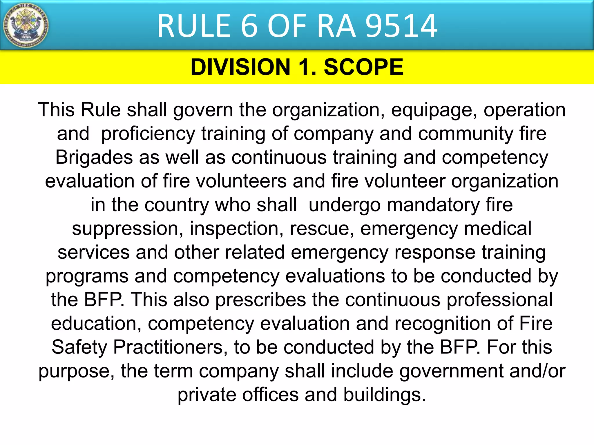 Bfp SAN JUAN-LU fire safety lecture | PPTX