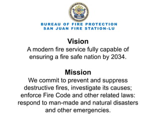 Bfp SAN JUAN-LU fire safety lecture | PPTX