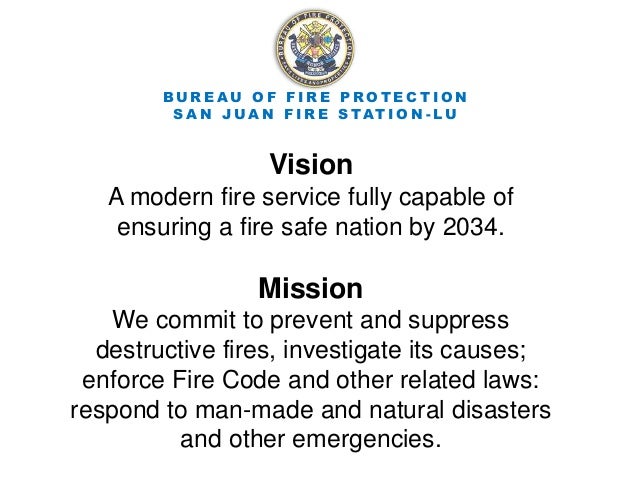 Bfp SAN JUAN-LU fire safety lecture