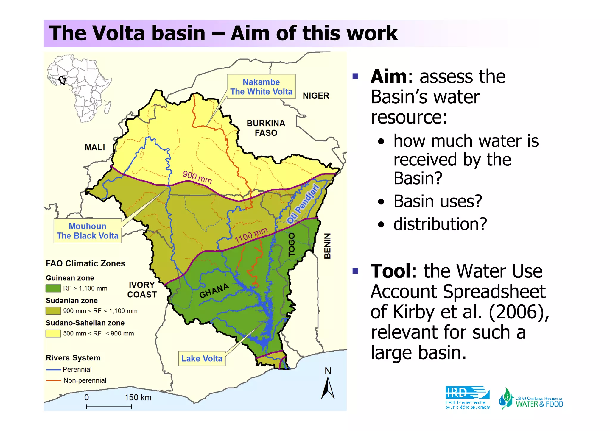 Water use accounting in the Volta basin | PPT