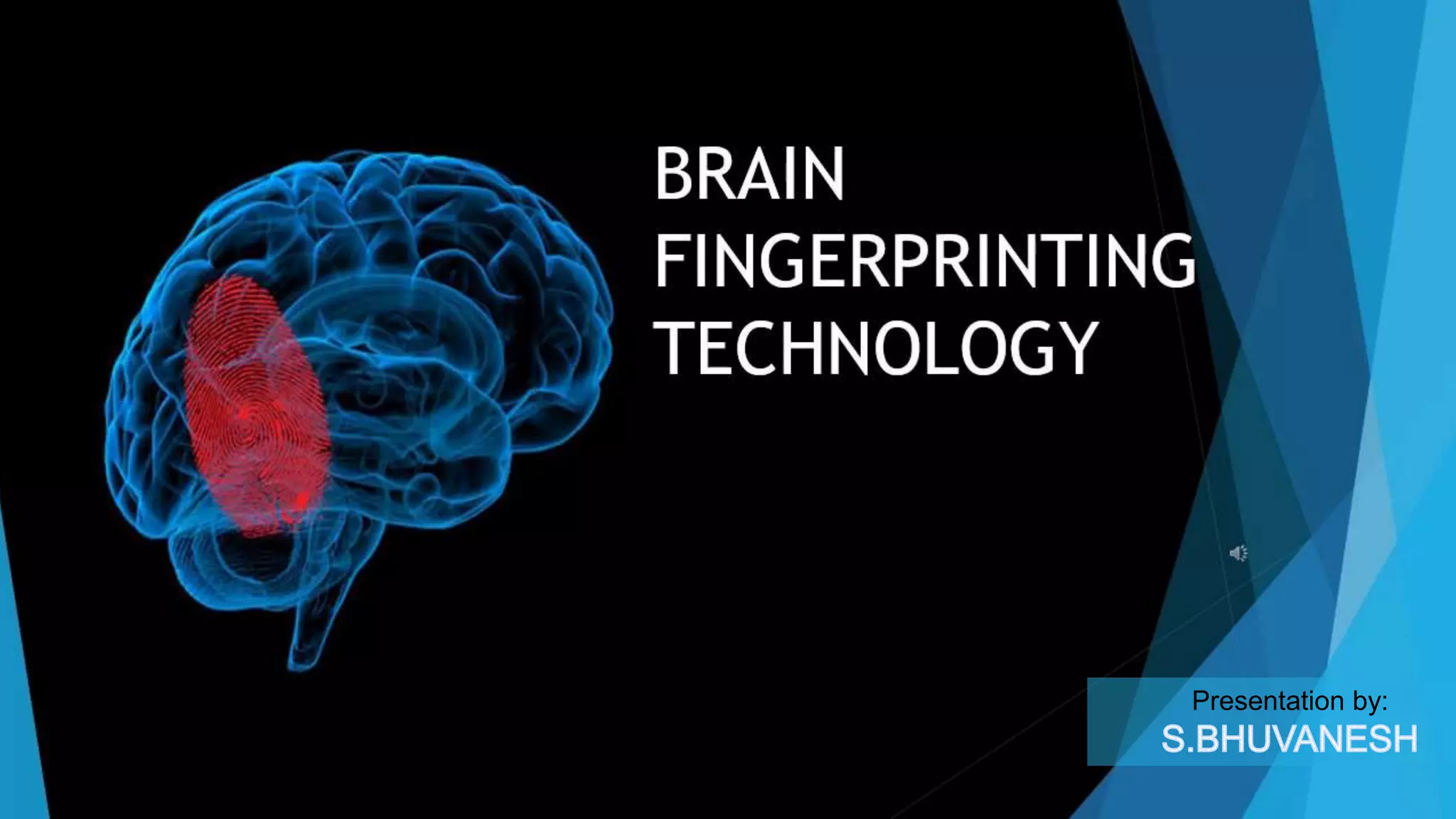 Brain Fingerprinting Technology | PPT