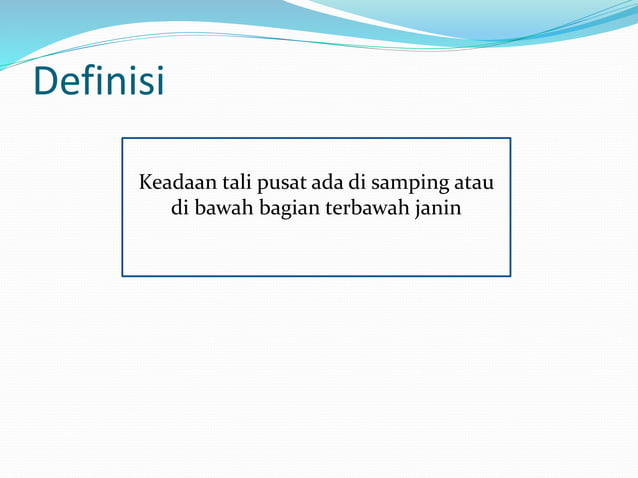 Tali pusat menumbung | PPTX