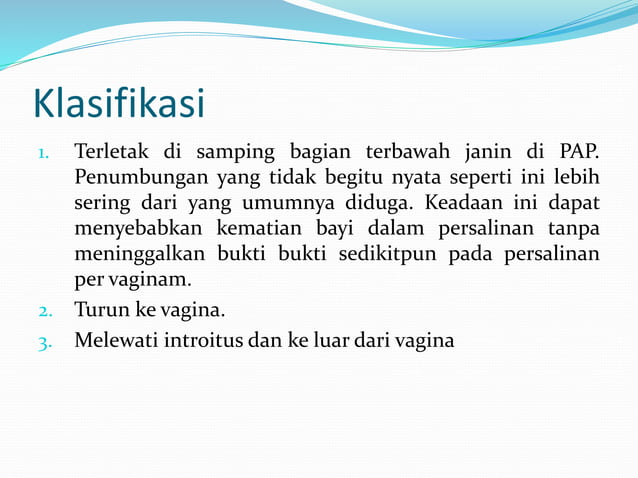 Tali pusat menumbung | PPTX