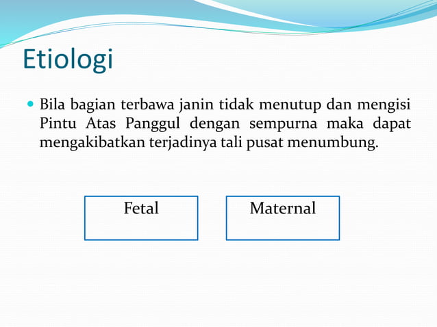 Tali pusat menumbung | PPTX