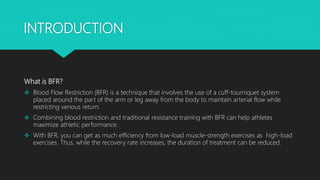 Blood Flow Restriction and the Delfi machine | PPTX