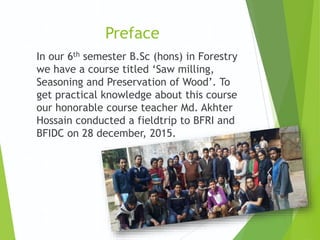 Bfri and bfidc tour 2015 (ifescu) | PPTX