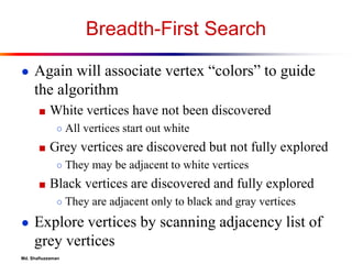 Graph Algorithms: Breadth-First Search (BFS) | PPTX