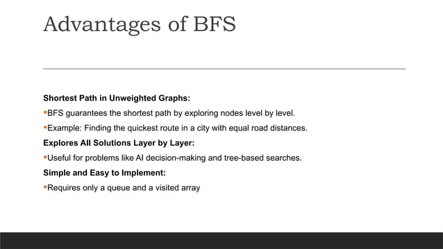 Breath first search Traversal algorithm DSA .pptx Breath first search Traversal algorithm DSA .pptx
