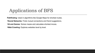 Breath first search Traversal algorithm DSA .pptx