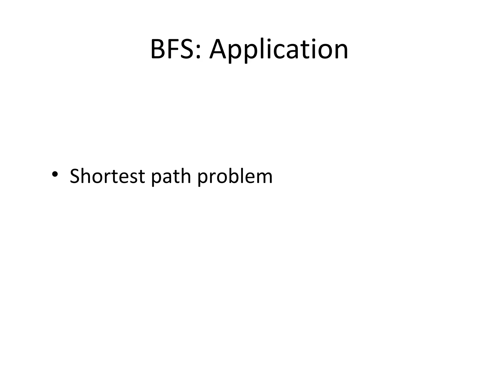 Breadth first search and depth first search | PPT