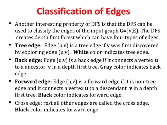 Breadth first search and depth first search | PPT