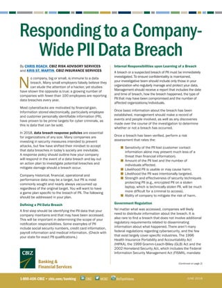 Responding to a Company-Wide PII Data Breach | PDF