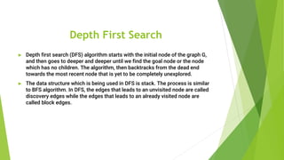 Bfs and dfs | PPTX