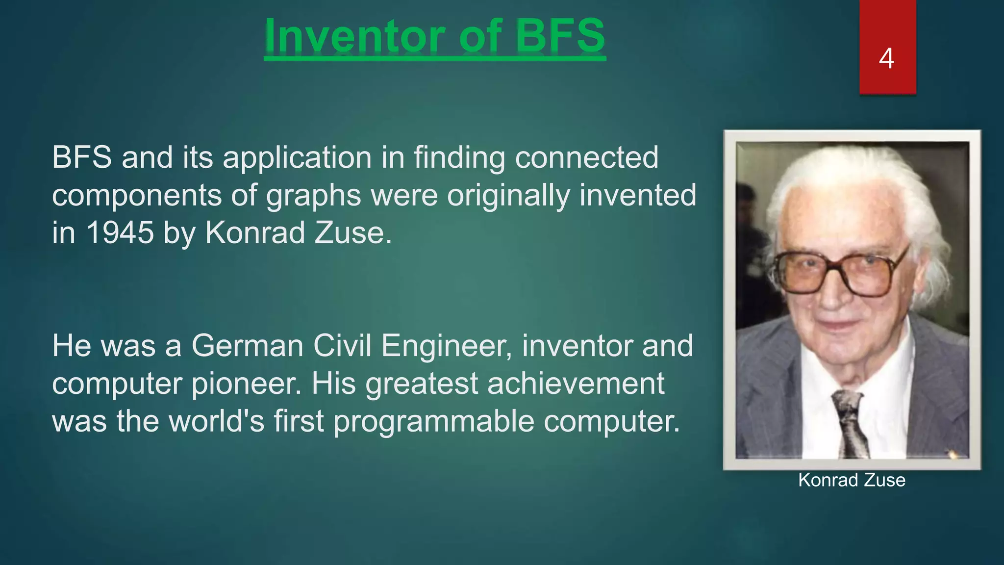 Presentation on Breadth First Search (BFS) | PPTX