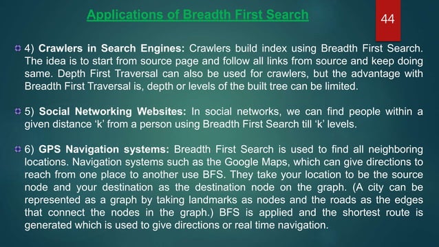 Presentation on Breadth First Search (BFS) | PPTX