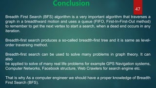 Presentation on Breadth First Search (BFS) | PPTX