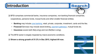banking financial services & insurance sector | PPTX