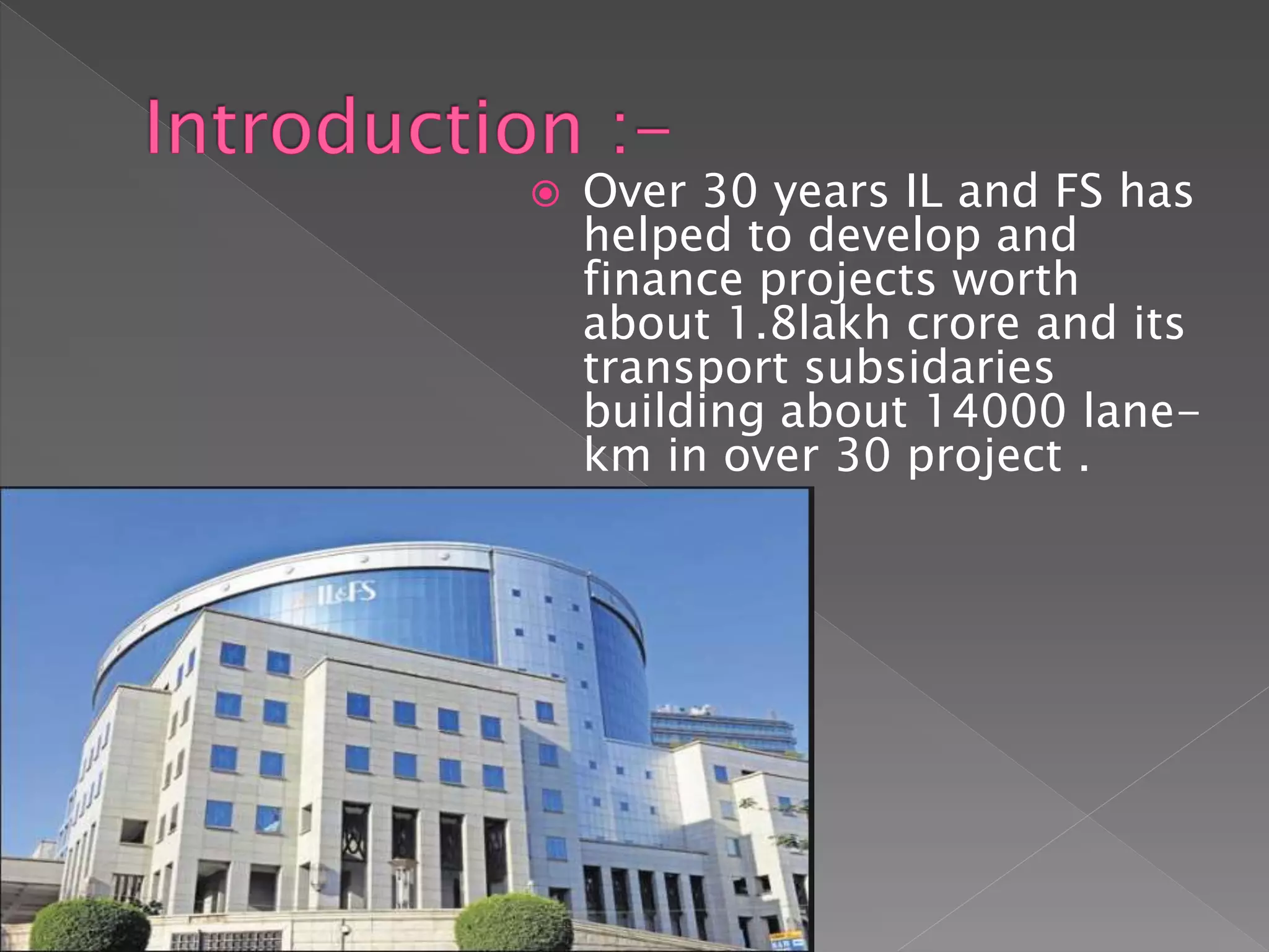 Bfsi presentation on il&fs | PPTX