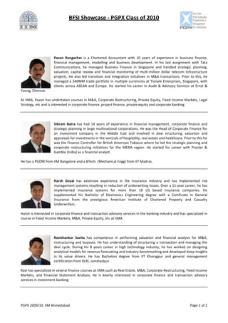 PGPX BFSI Showcase | PDF | Business Banking & Finance | Business