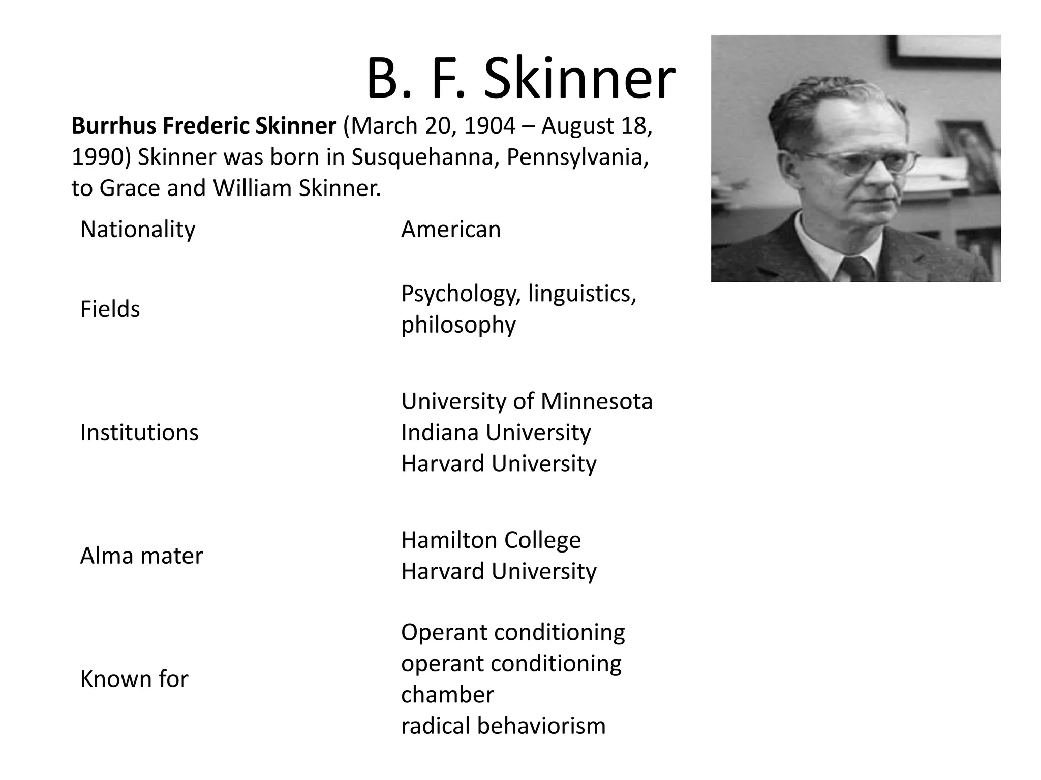 Bf skinner | PPTX