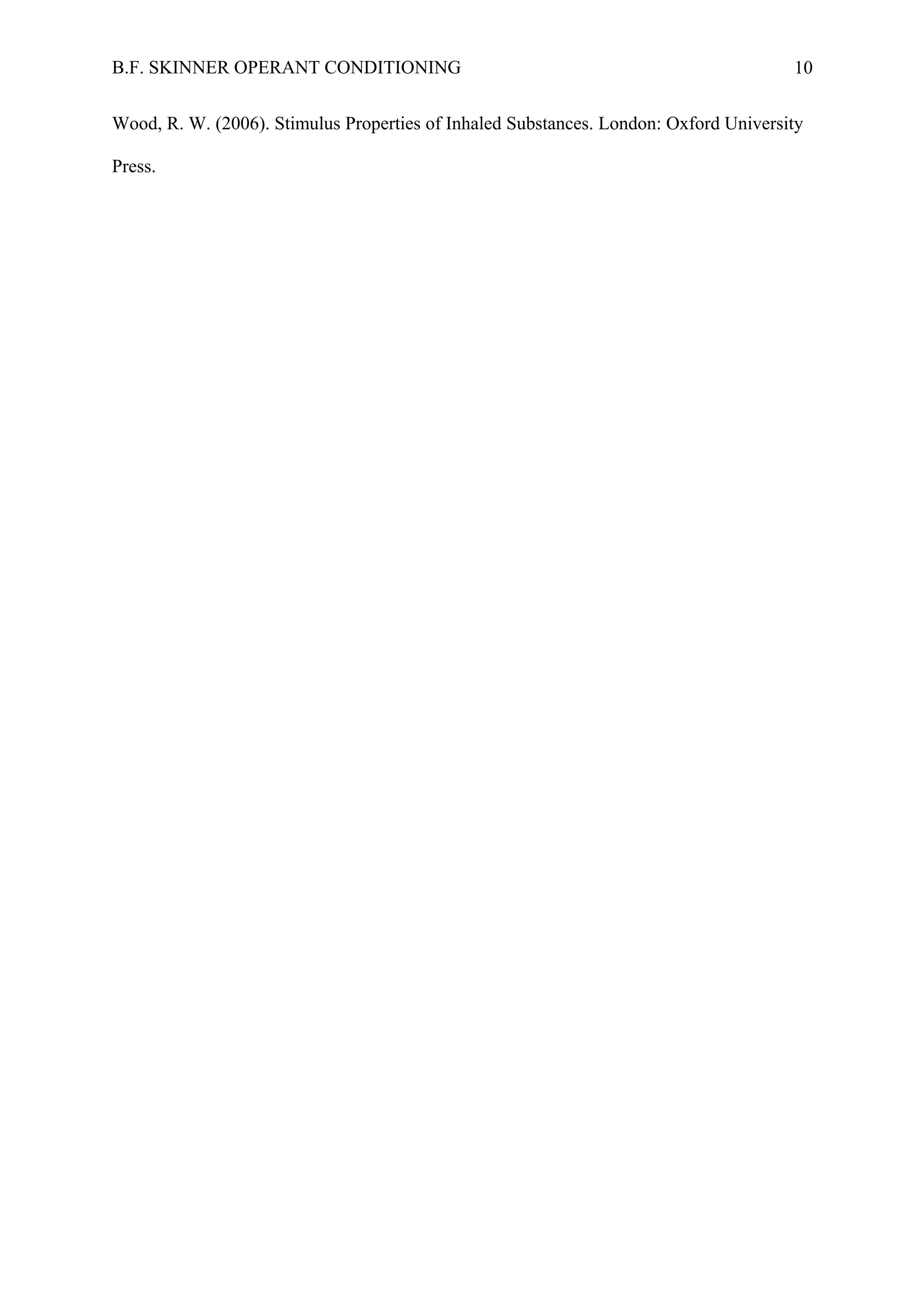 Bf skinner and operant conditioning | DOC