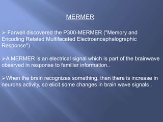 Brain Fingerprinting PPT | PPTX