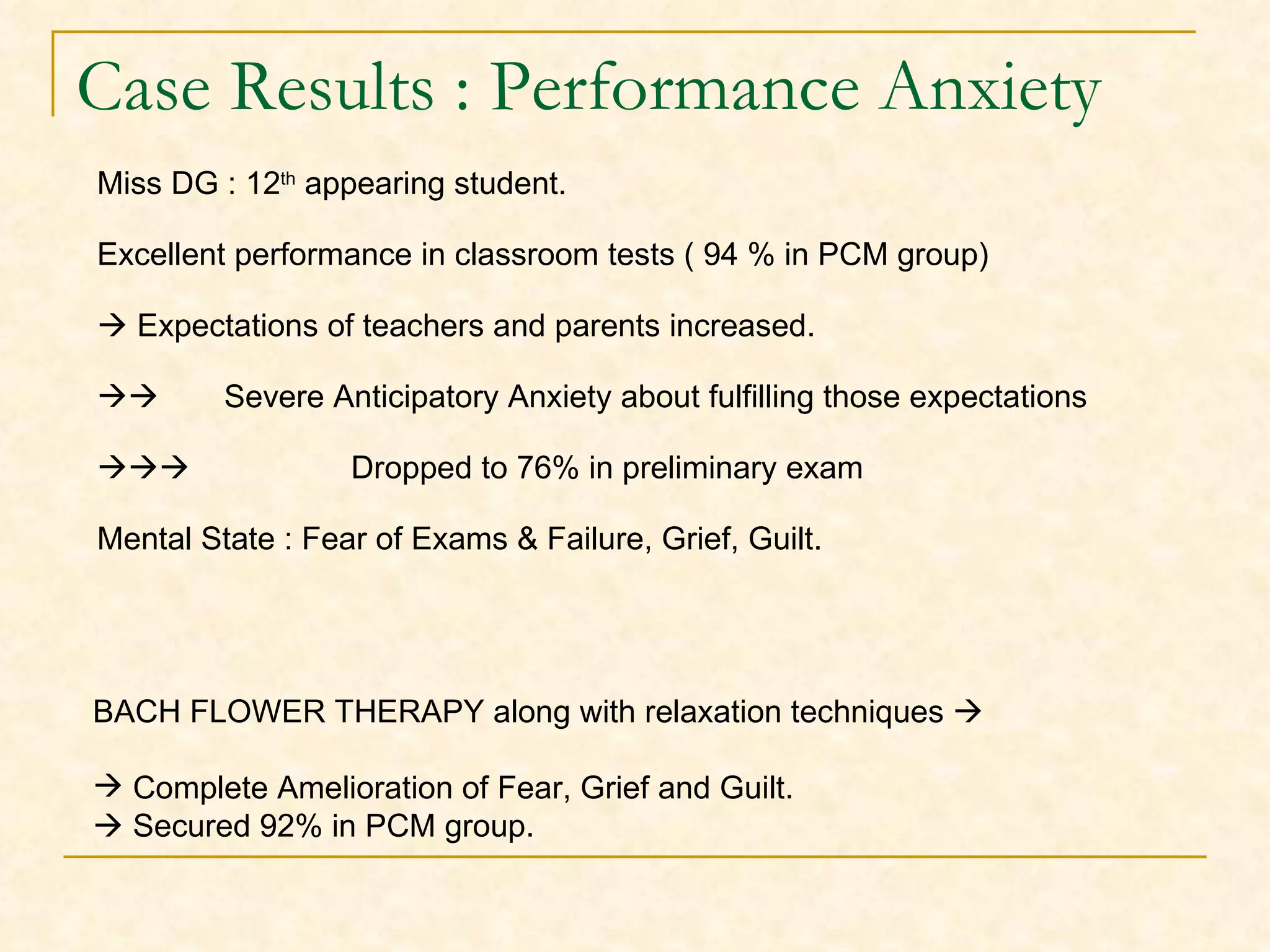 Bach flower therapy in Stress management | PPT