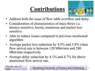 Balancing flow table and reducing delay scheme: A review | PPTX | Computer Networking | Computing