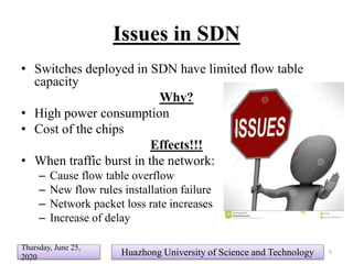 Balancing flow table and reducing delay scheme: A review | PPTX | Computer Networking | Computing
