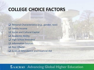 Understanding Student College Choice | PDF