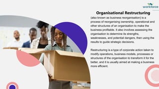 Cracking The Organisational Restructuring Code | PPTX