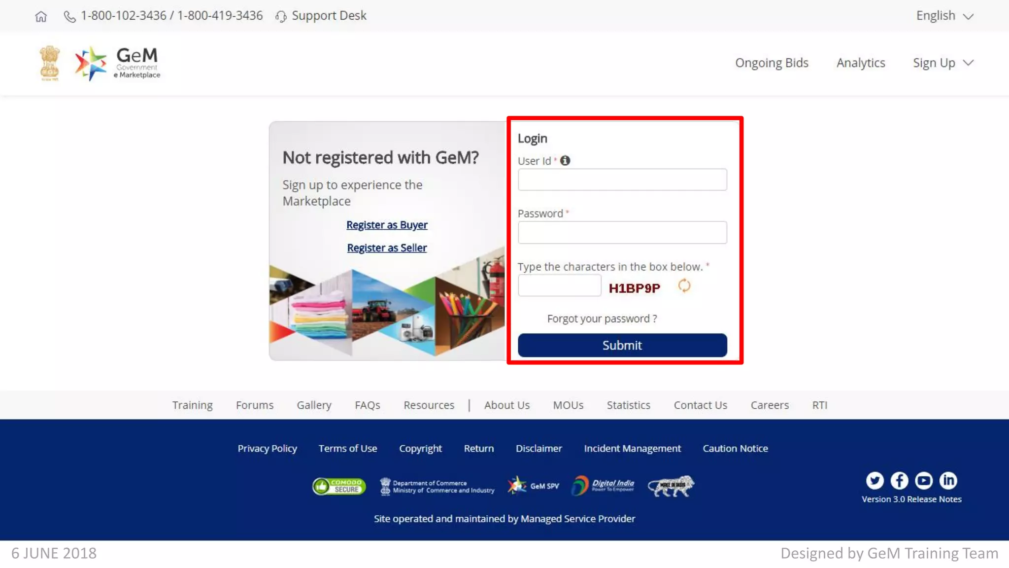 Buyer Module GeM 3.0- Payment process- Internet banking | PDF ...