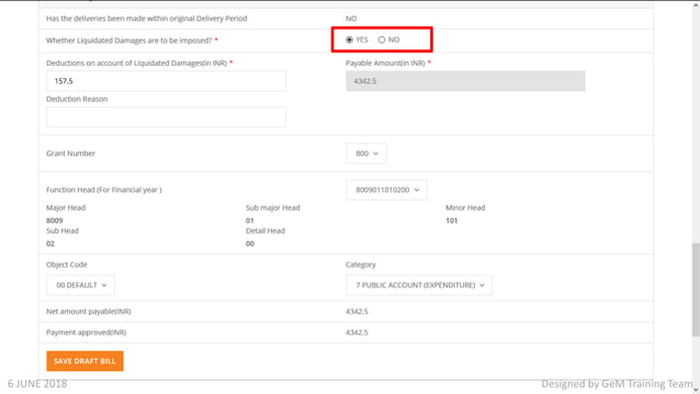 Buyer Module GeM 3.0- Payment process (PFMS) | PDF
