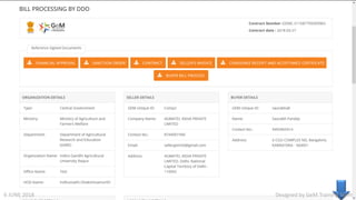 Buyer Module GeM 3.0- Payment process (PFMS) | PPT