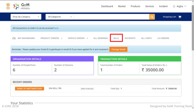 Buyer Module GeM 3.0- Payment process (Railways) | PDF