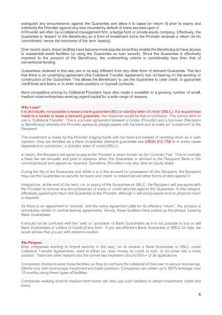 Bg.sblc procedure & guide | PDF