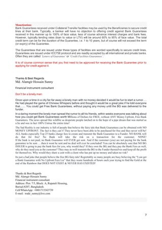 Bg.sblc procedure & guide | PDF