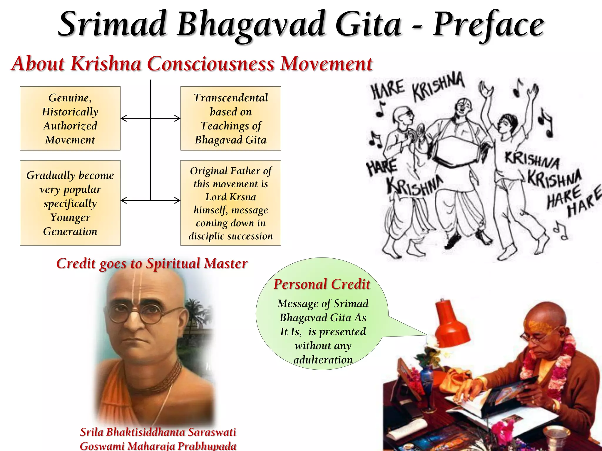 Bhagavad Gita Preface | PDF