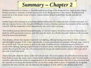Srimad Bhagavad Gita, AS IT IS, Chapter 2, Presentation Notes | PDF