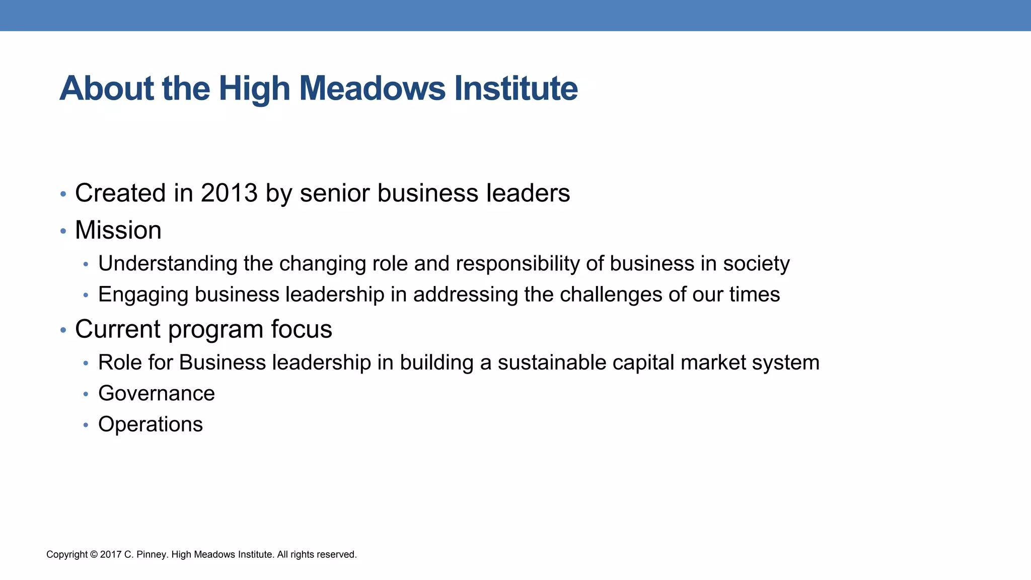 OECD Workshop: Measuring Business Impacts on People’s Well-being, Chris ...