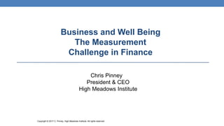 OECD Workshop: Measuring Business Impacts on People’s Well-being, Chris ...