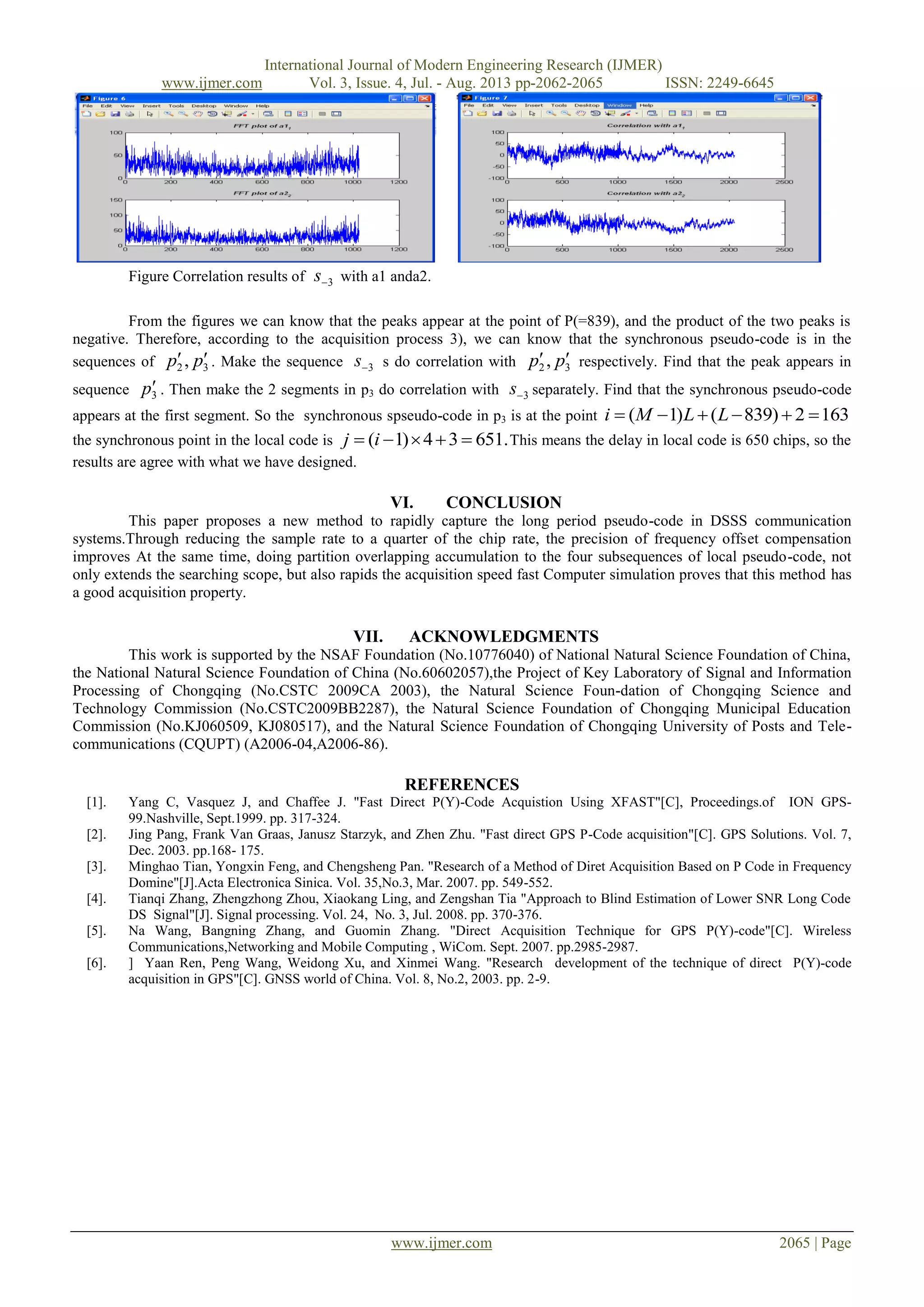Acquisition Of Long Pseudo Code In Dsss Signal Pdf