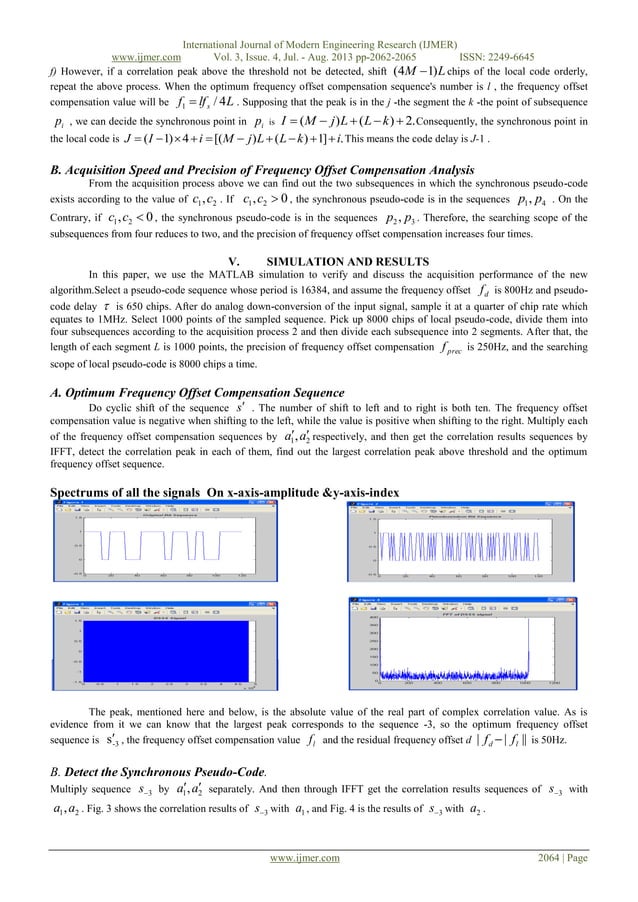 Acquisition of Long Pseudo Code in Dsss Signal | PDF