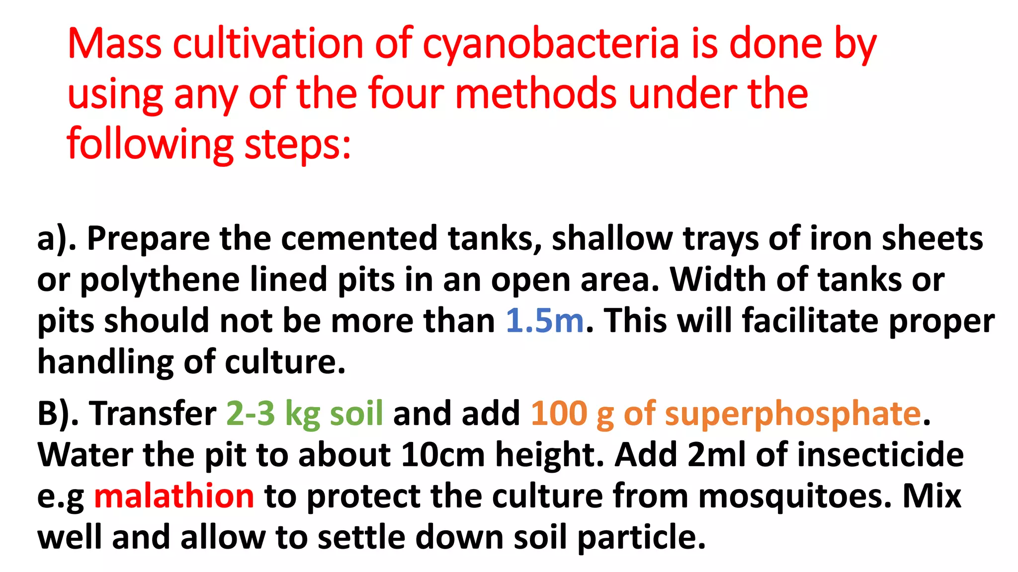 Isolation and purification of Cyanobacteria | PPTX