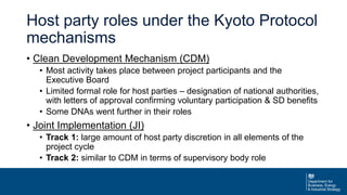 CCXG Oct 2019 What role for host parties in the Article 6.4 process ...