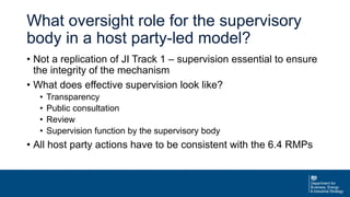 CCXG Oct 2019 What role for host parties in the Article 6.4 process ...