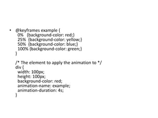 BG and Animation Property web technology.ppt