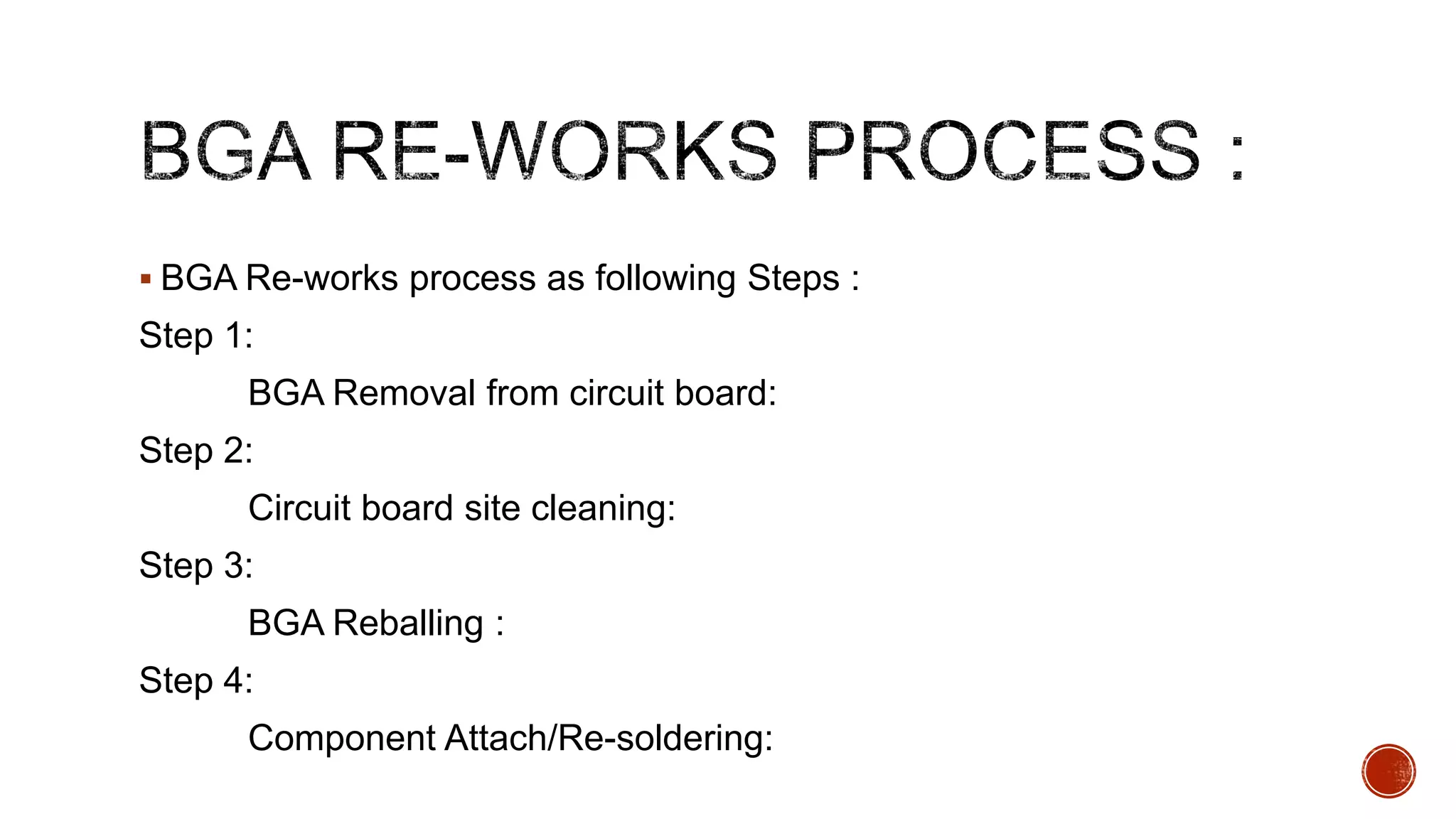 Bga re-workstation | PPTX